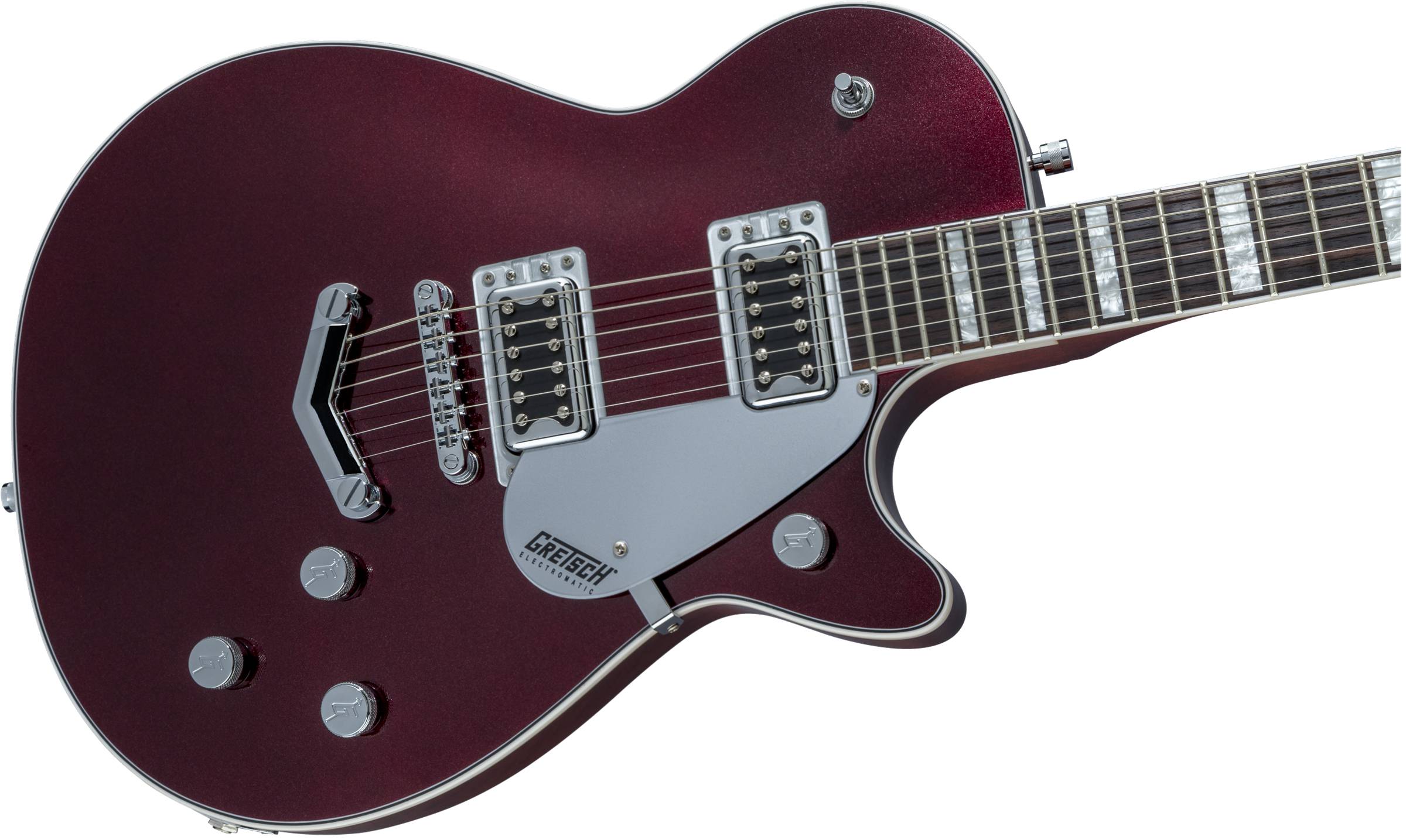 G5220 Electromatic® Jet™ BT Single-Cut with V-Stoptail, Black Walnut Fingerboard, Dark Cherry ...
